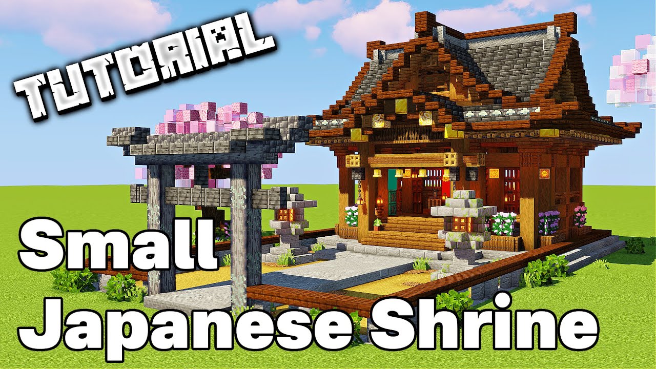 Small Japanese Shrine | Minecraft Tutorial - Minecraft Builders
