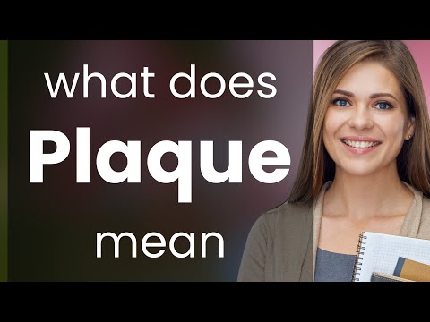 Plaque | PLAQUE meaning