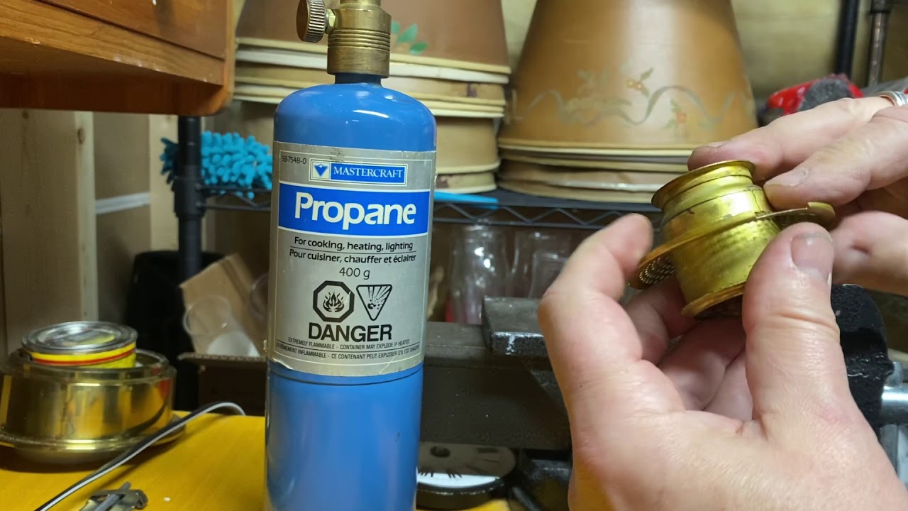 Fixing Aladdin model B outer wick tube