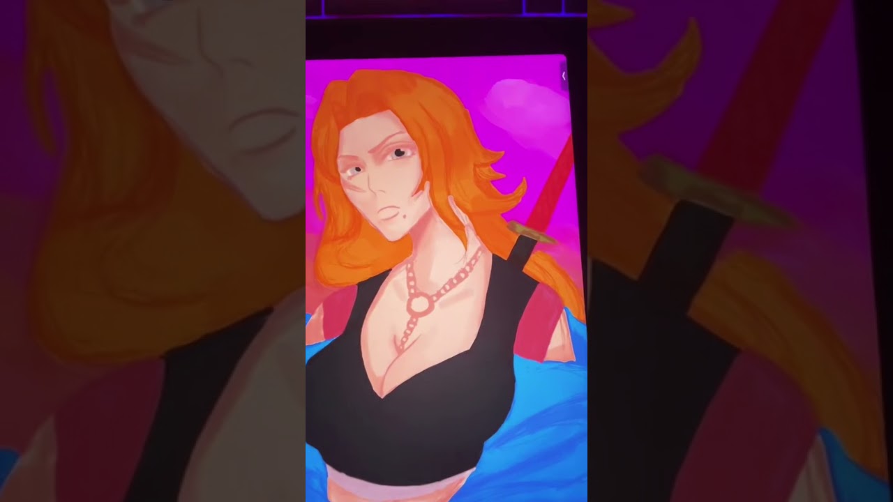 Bleach: Rangiku Matsumoto #shorts #bleack #fanart #digitalart