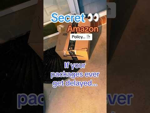 How to get PAID if your Amazon package ever gets delayed…