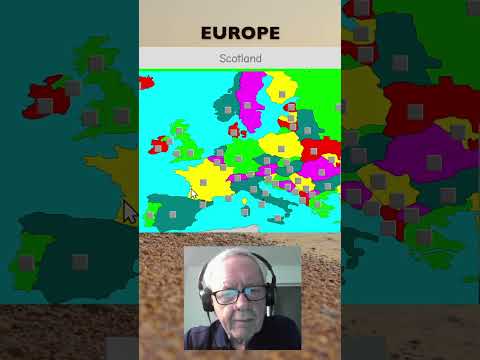100% on Countries of Europe #clickandlearnsoftware #euro #europe #european #map #mapgame #gameplay