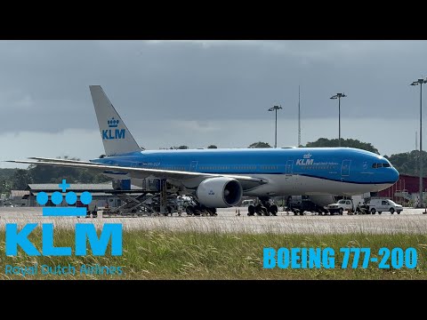 KLM BOEING 777-200 PH-BQP 4K | ZANDERIJ LANDING AND TAKE OFF | PLANESPOTTING |