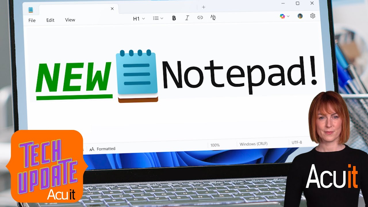 Microsoft Notepad Update 2025 ! New Formatting Features Explained