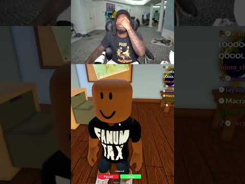 KaiCenat gets Fanum Tax Roblox