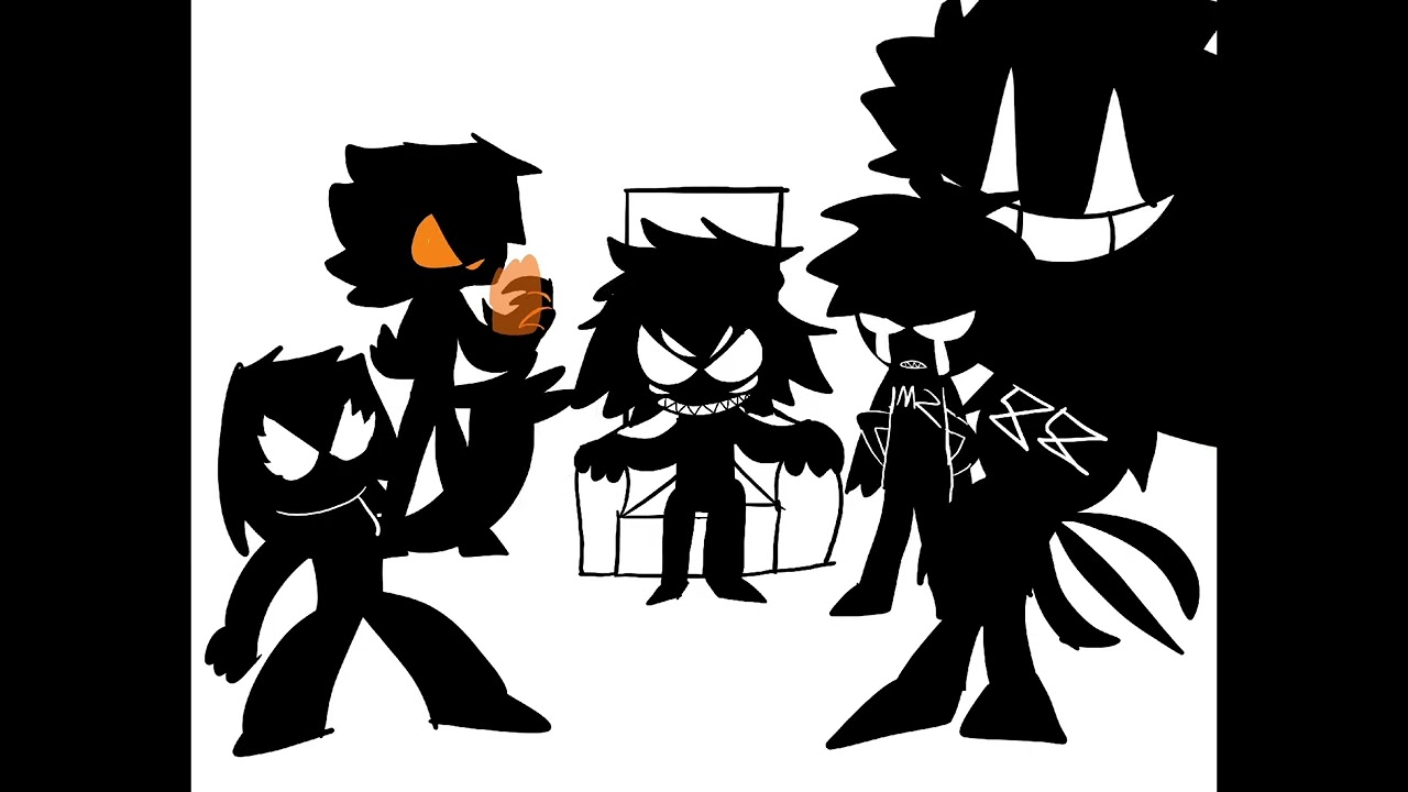 Drawing Timelapse of the seven shadow monsters