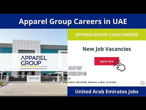 Apparel Group Careers in UAE 2023 New Job Openings