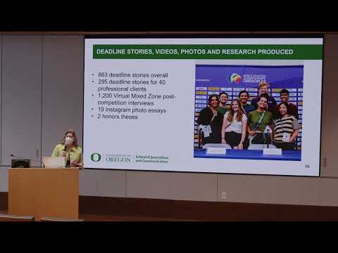 UO Olympic Studies Week 2025: SOJC's Track Bureau - Lori Shontz
