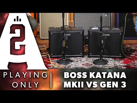 Boss Katana Gen 3 vs MKII - Playing Demo