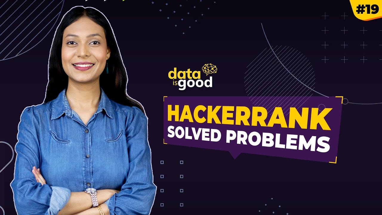 SQL Hackerrank Practice Test 19 | SQL Tutorial for Beginners | Learn SQL |  | Data is Good