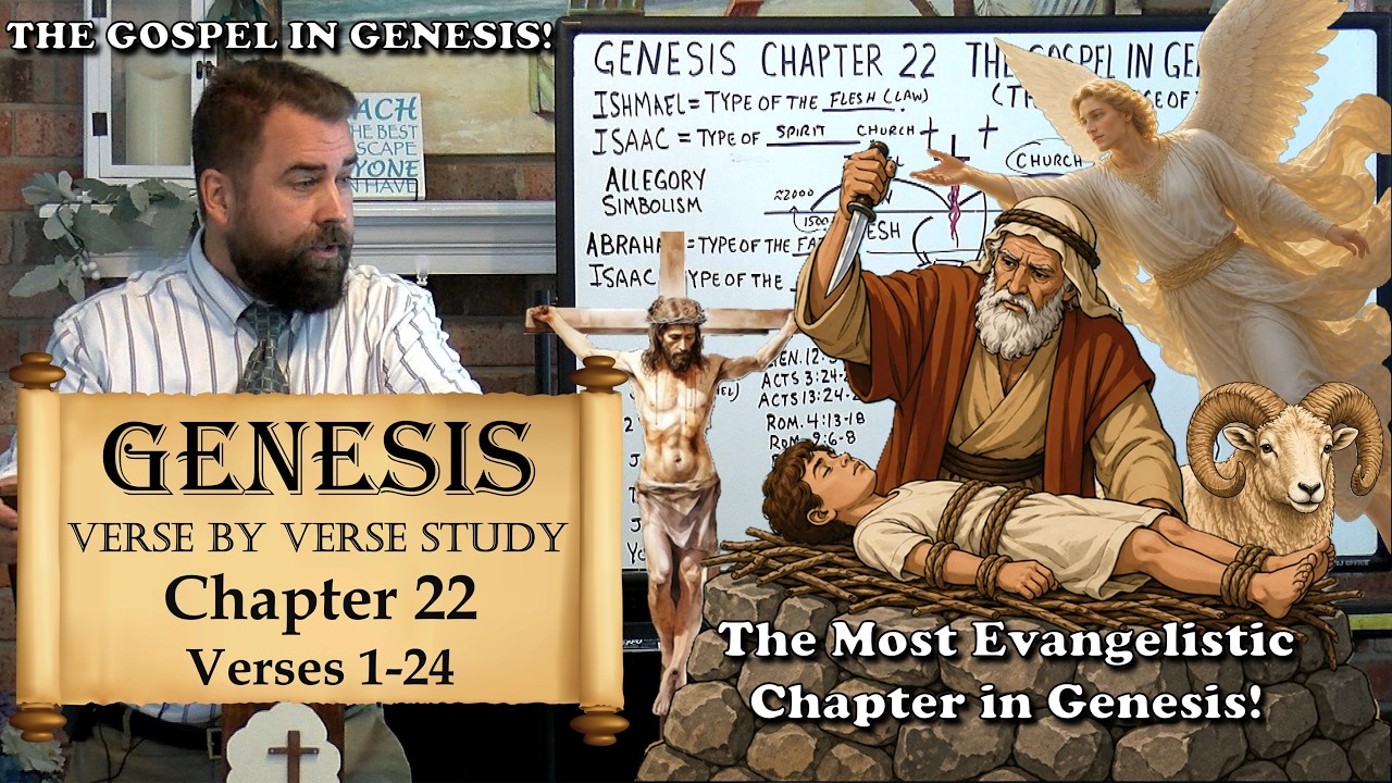 Genesis 22:1 to 24 The Gospel in Genesis Abraham Sacrifices Issac  #typeofchrist #prophecy #gospel