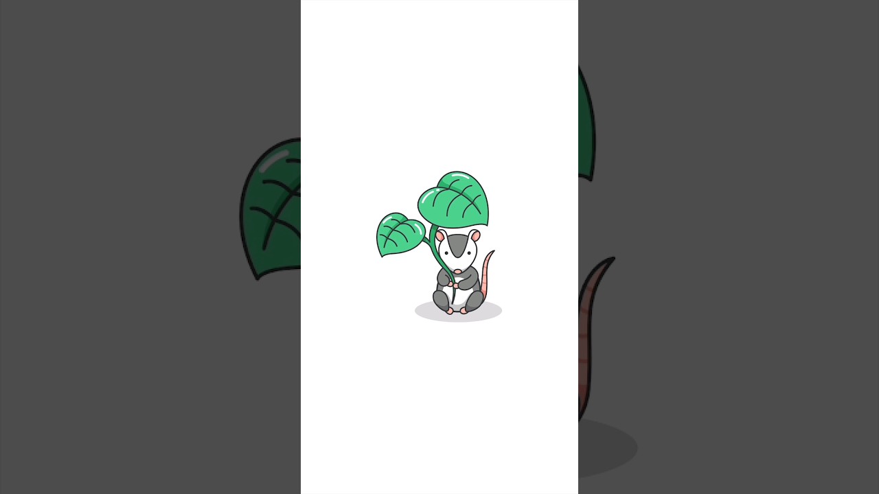 Cute possum design process..#illustration #illustrations #character #designs #cute #mascot #possum