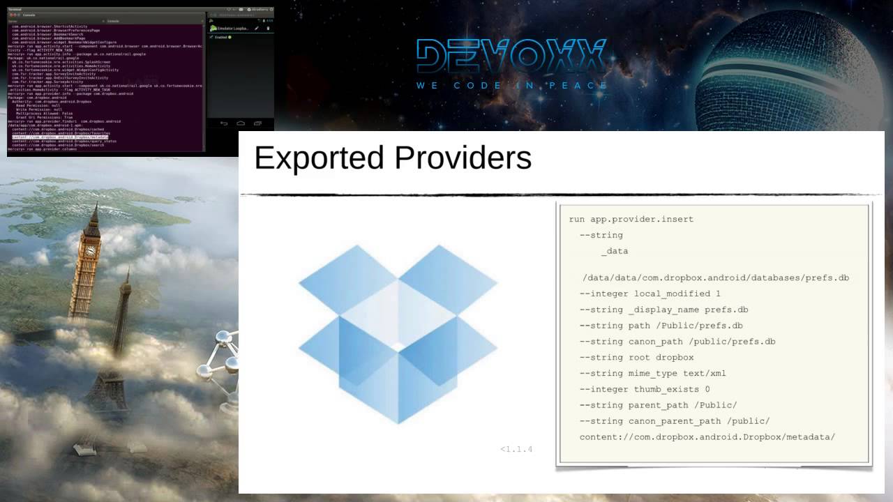 Security Testing Android with Mercury
