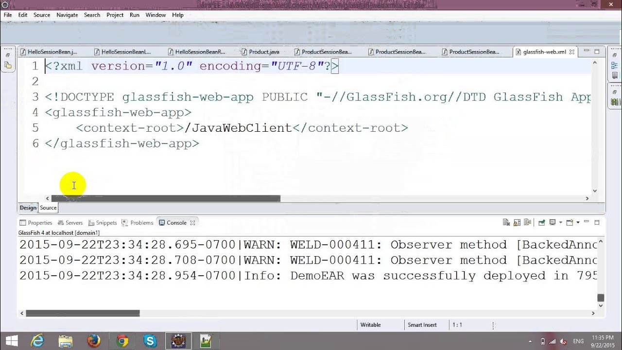 EJB Tutorial - Part 2 - Web Client