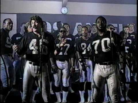 Silver & Black Attack - L.A. Raiders team song (1986)