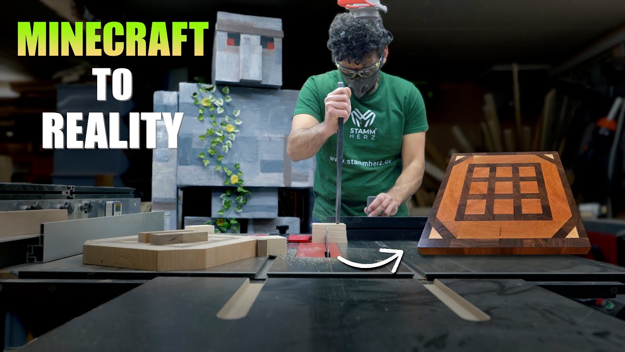 Turning Minecraft Into Real Life Woodwork!