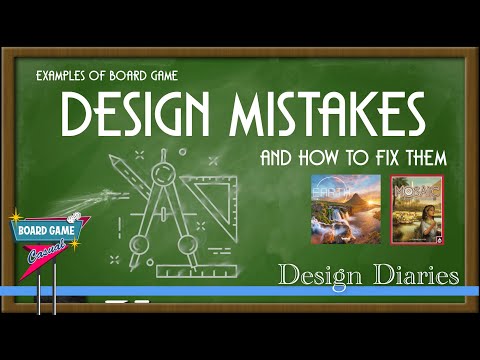 Examples of Board Games with Design Mistakes You Should Avoid (and suggestions to fix them)