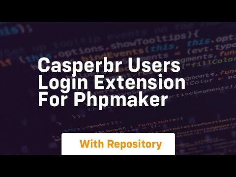 Casperbr users login extension for phpmaker