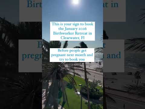 Now is the time to book your spot at the January 2026 Birthworker Retreat βοΈπ΄ before those March