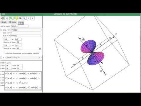 Graph Parameterized Surfaces using 3D Calc Plotter | Math Help from Arithmetic through Calculus ...