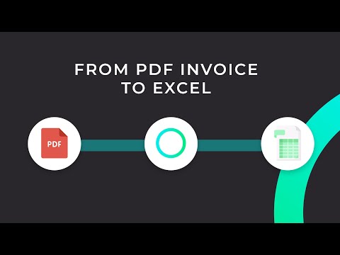 From PDF Invoice to Excel with Rossum