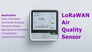LoRaWAN Indoor Air Quality Sensor 9-IN-1 - Hunan HKT Technology Co.,LTD