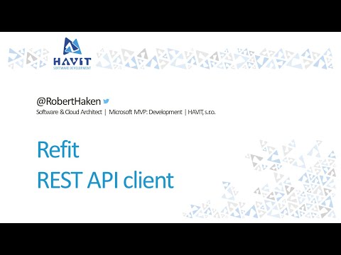 Refit – REST API client [Robert Haken, Vzdělávací okénko, 10.3.2021 ...