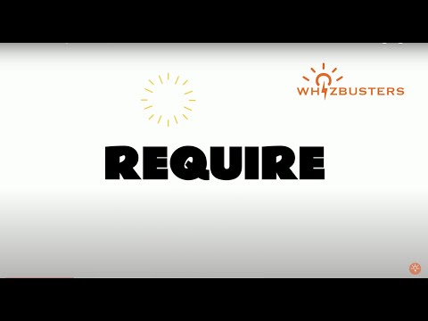 REQUIRE (verb) meaning with examples in sentences