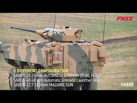 SABER - ONE-MAN MEDIUM CALIBER TURRET FOR INFANTRY FIGHTING VEHICLES