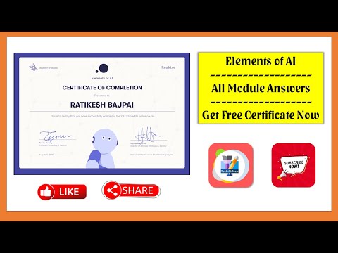 Google:Elements of AI || Free Certification || Answer with Registration Process | Google Courses