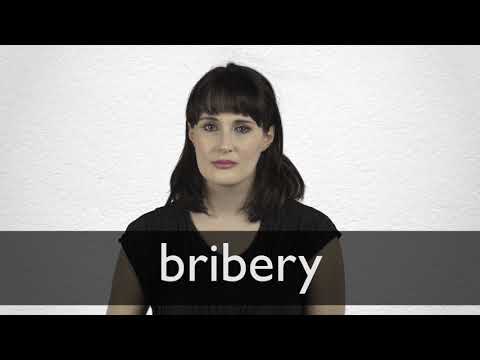 BRIBERY - Definition & Translations | Collins English Dictionary