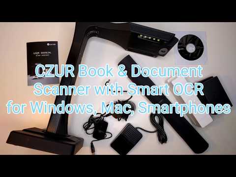 CZUR Book & Document Scanner with Smart OCR for Mac and Windows