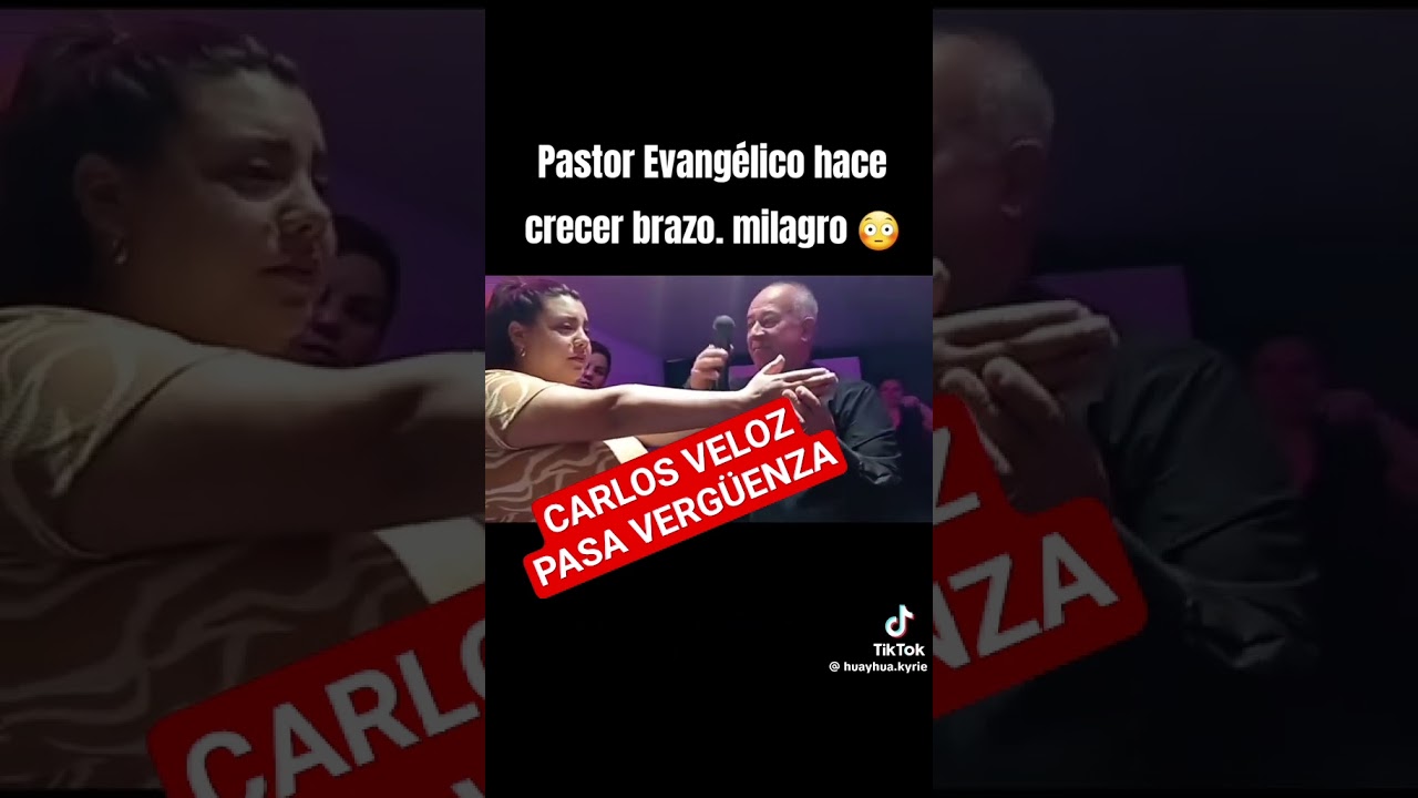 Carlos Veloz is ashamed