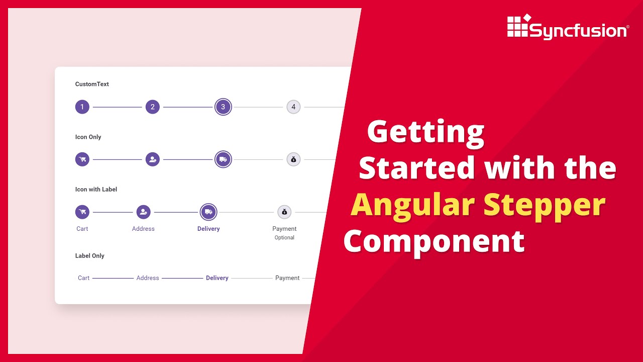 Getting Started with the Angular Stepper Component