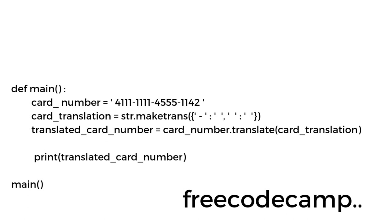 Implementing the Luhn Algorithm | Python Beta | Certification | Step 6