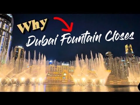 Dubai Fountain Closed!!! All you need to know Live streaming of Free to fly - by Abrish