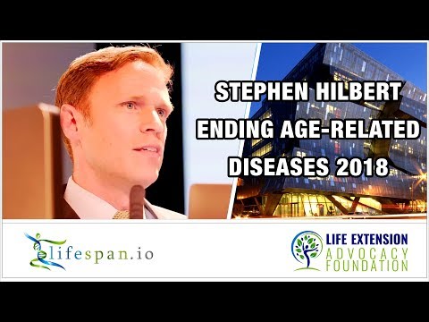 Stephen Hilbert at Ending Age-Related Diseases 2018 — Treating Aging with SENSOlytics | LEAF