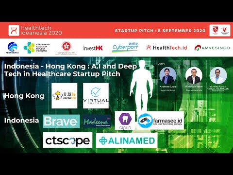 Healthtech Ideanesia 2020 September 5 Startup Pitching "A.I and Deep Tech in Healthcare"