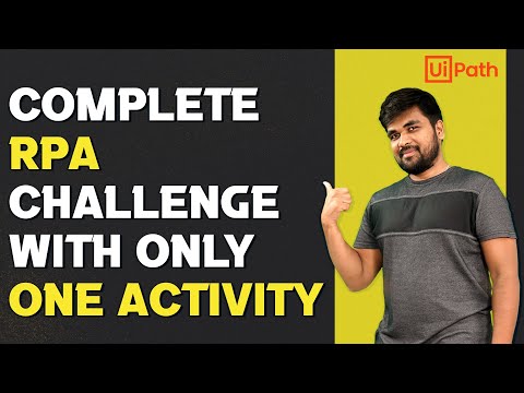 UiPath Only 1 activity to fill all inputs in 7 Seconds | RPA Challenge | Form Filling | Vajrangtalks