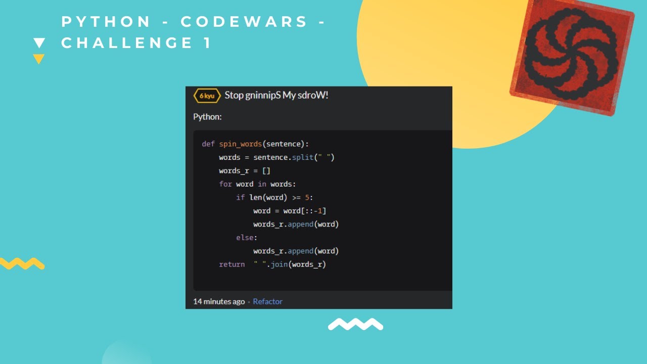 Python | Codewars | Stop gninnipS My sdroW!