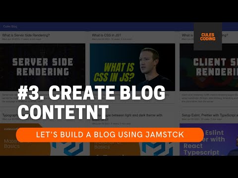Build a blog using #JAMstack #3 - Create markdown content and upload to mongodb. #reactjs #nextjs