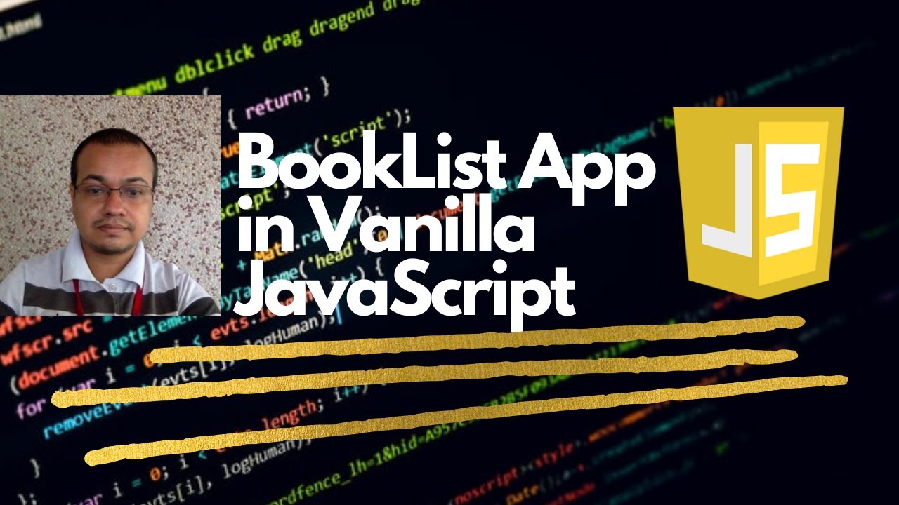 Booklist App in Vanilla JavaScript