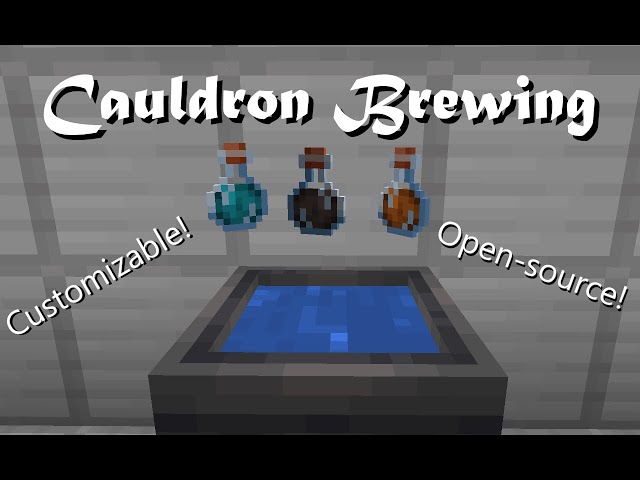 Cauldron Brewing Minecraft Data Pack