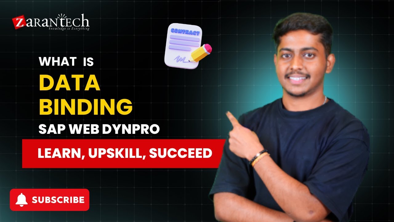 What is Data Binding in SAP Web DynPro | ZaranTech