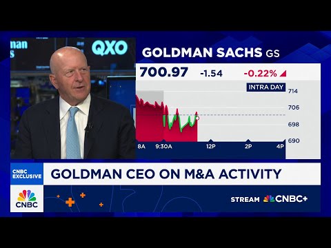 Expect pretty robust M&A activity into 2026, says Goldman Sachs CEO David Solomon