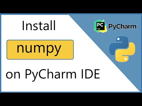 How to Install numpy package on pycharm IDE (2021)