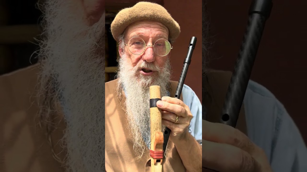 Different ways to blow flutes