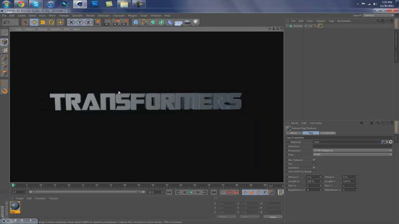 Transformers Text | Tutorial | GalileoGFX