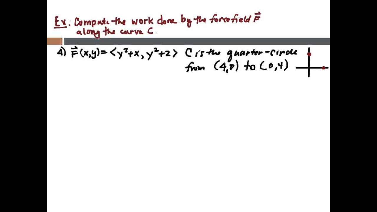 15.2 Line Integrals (part 2)
