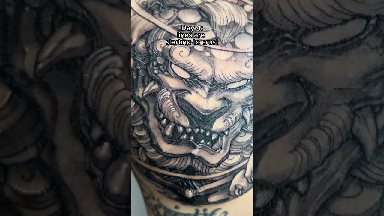 7 Days of tattoo healing